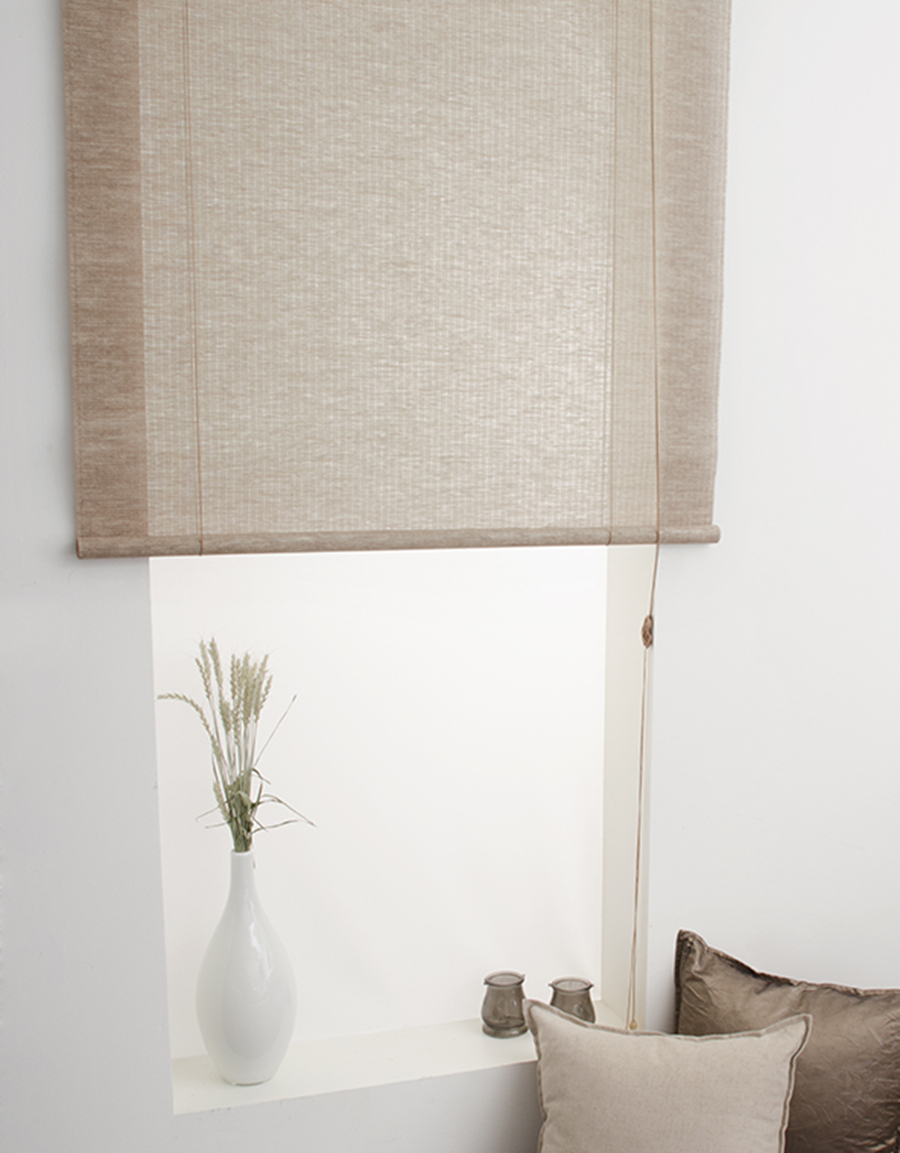 Roll-up rullgardin Sahara, kamel, flera storlekar - Hasta Home