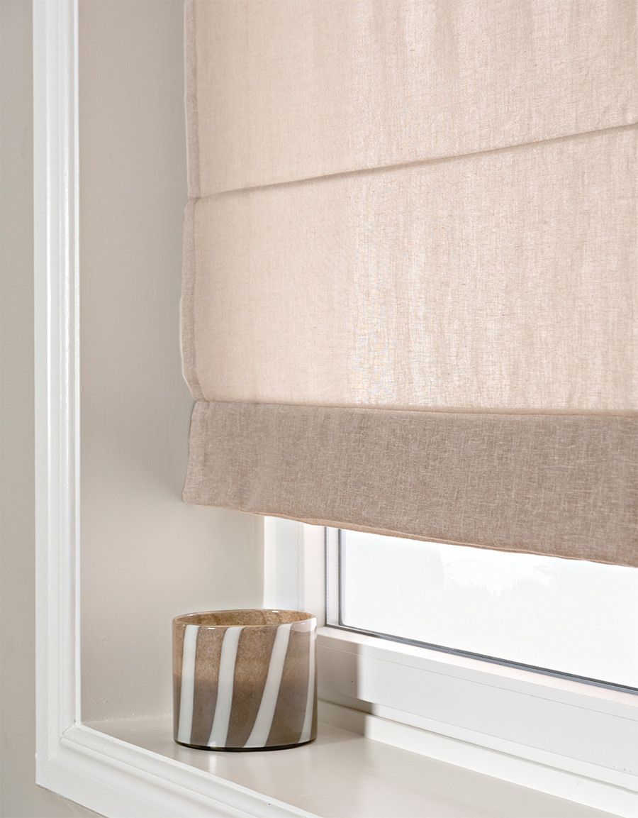 Hissgardin Saga, måttillverkad, beige - Hasta Home