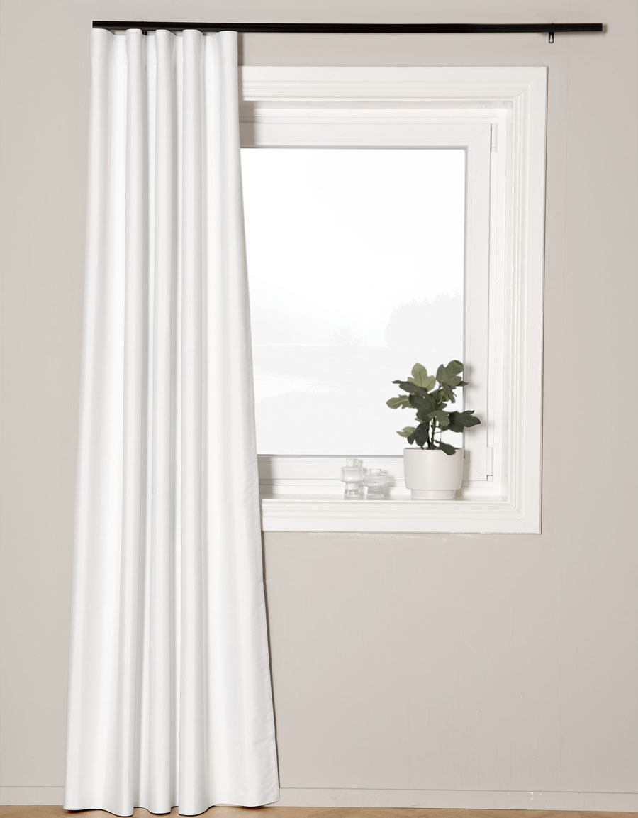 Mörkläggande gardin Nova, vit - Hasta Home